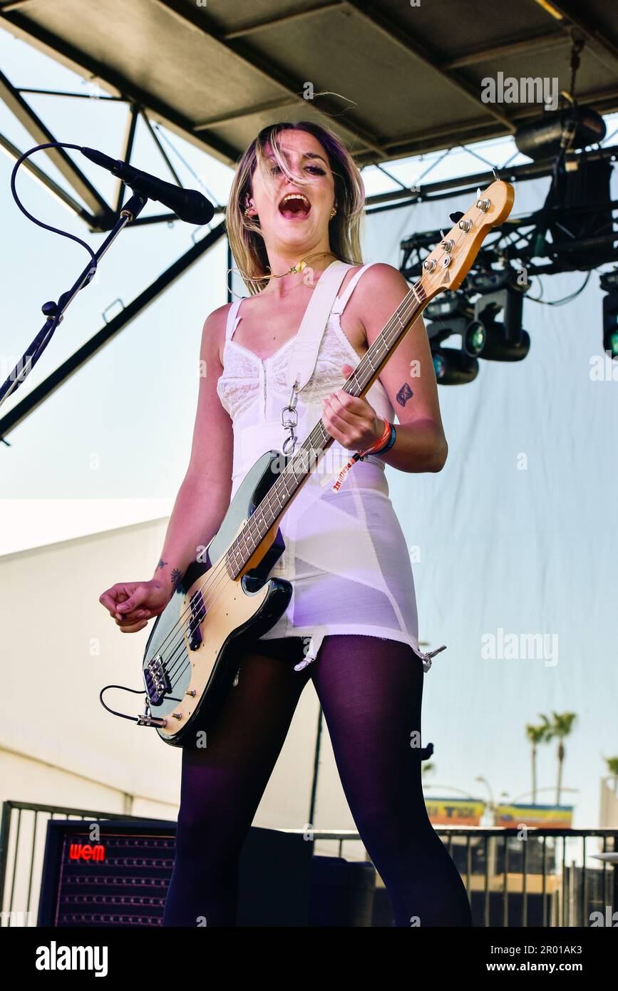 Redondo Beach, California, May 5, 2023 - Lead vocalist/bassist Jordan ...