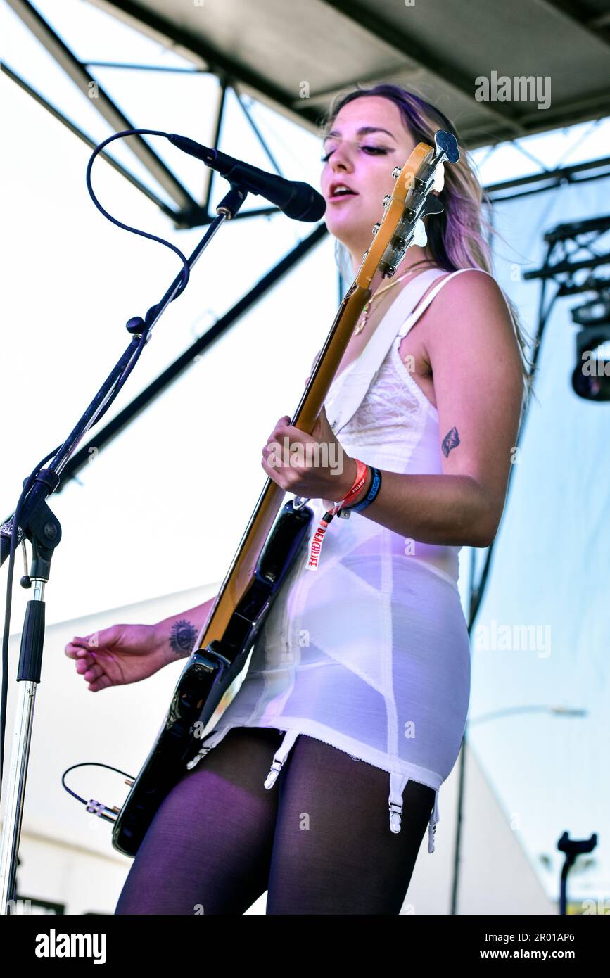 Redondo Beach, California, May 5, 2023 - Lead vocalist/bassist Jordan ...