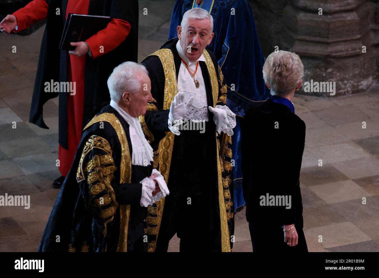 Speaker of the House of Commons Sir Lindsay Hoyle arriving ahead of the ...