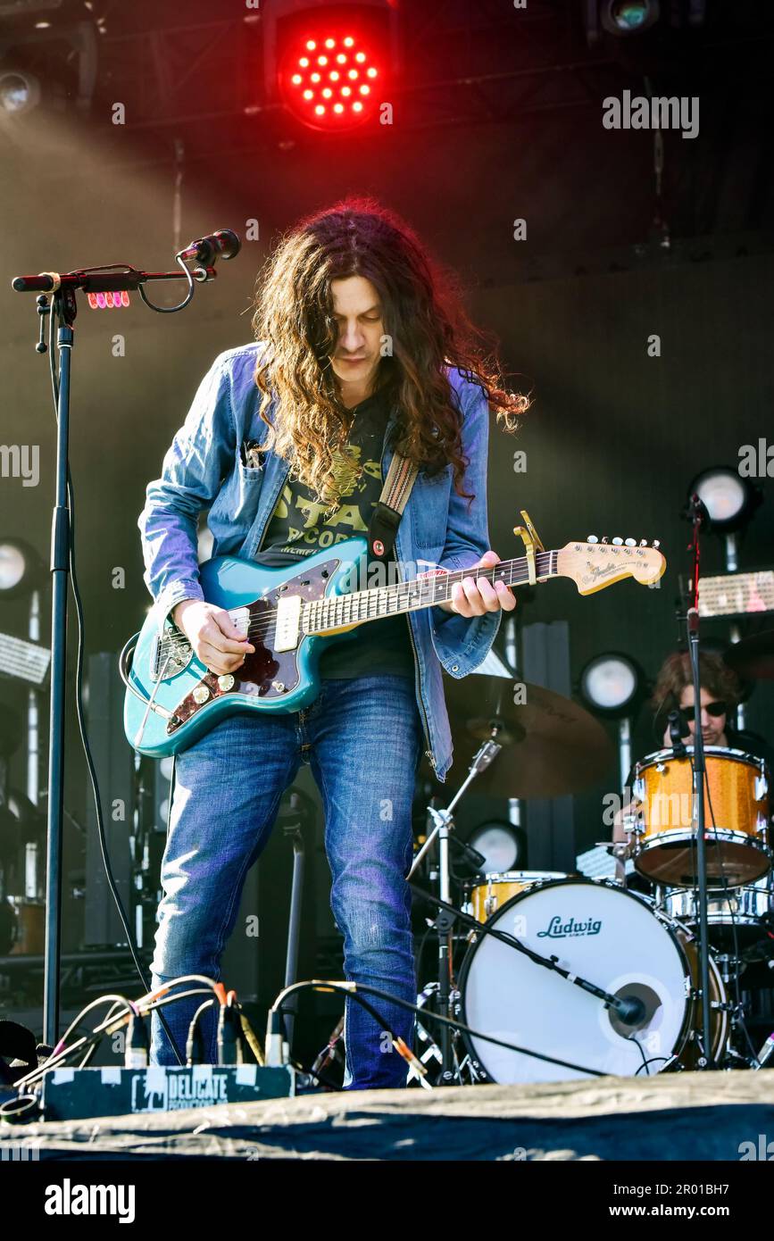 Redondo Beach, California, May 5, 2023 - Kurt Vile performing on stage ...