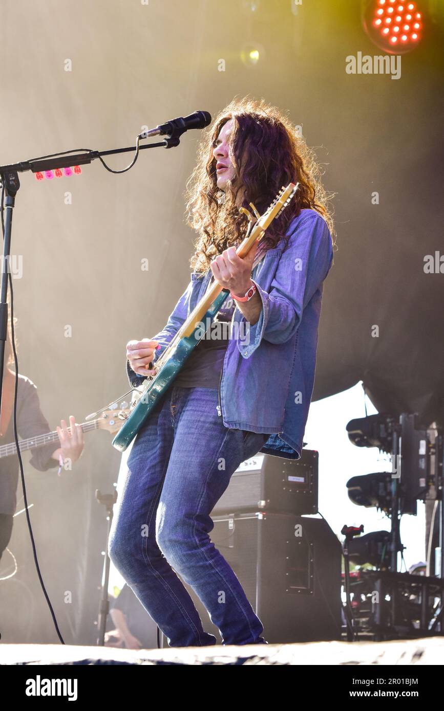 Redondo Beach, California, May 5, 2023 - Kurt Vile performing on stage ...