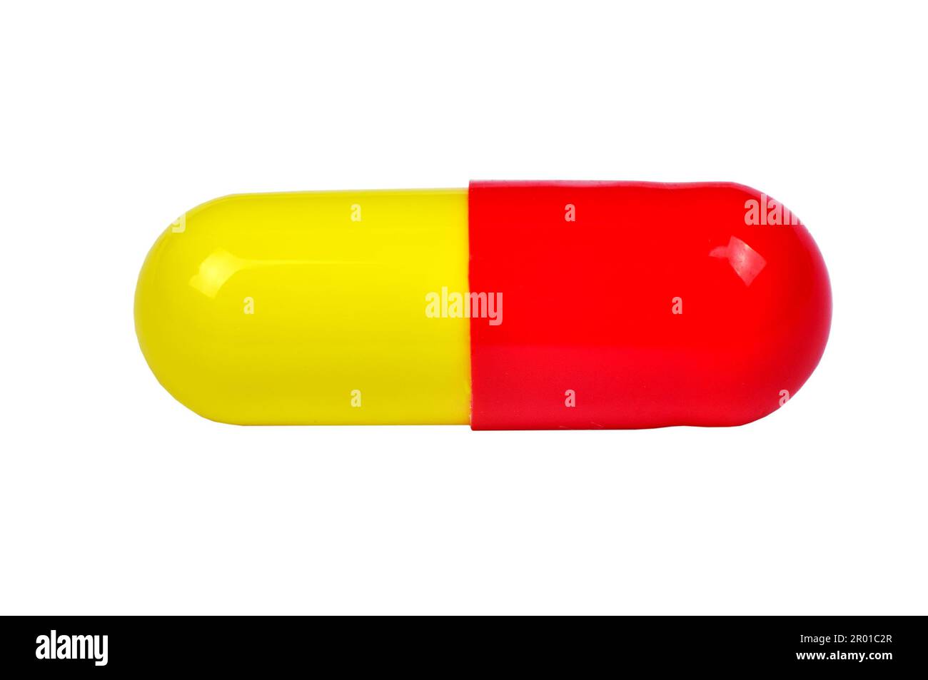 colorful capsule on a white background Stock Photo - Alamy