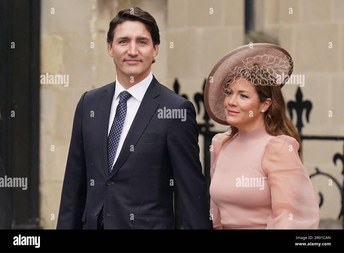 Canadian Prime minister Justin Trudeau and wife Sophie Trudeau arriving ...