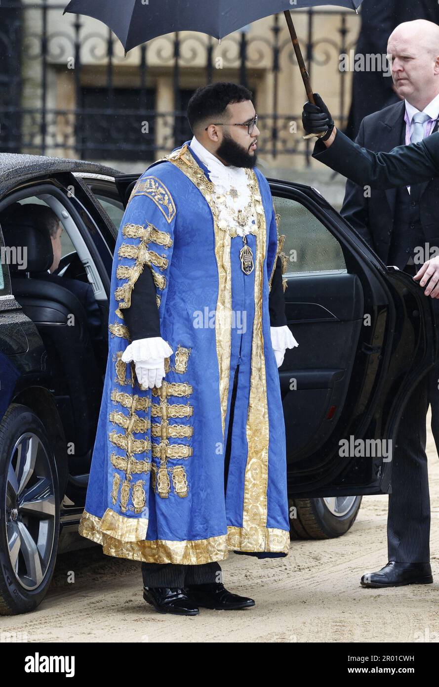 London, UK. 06th May, 2023. Lord Mayor of Westminster Hamza Taouzzale ...