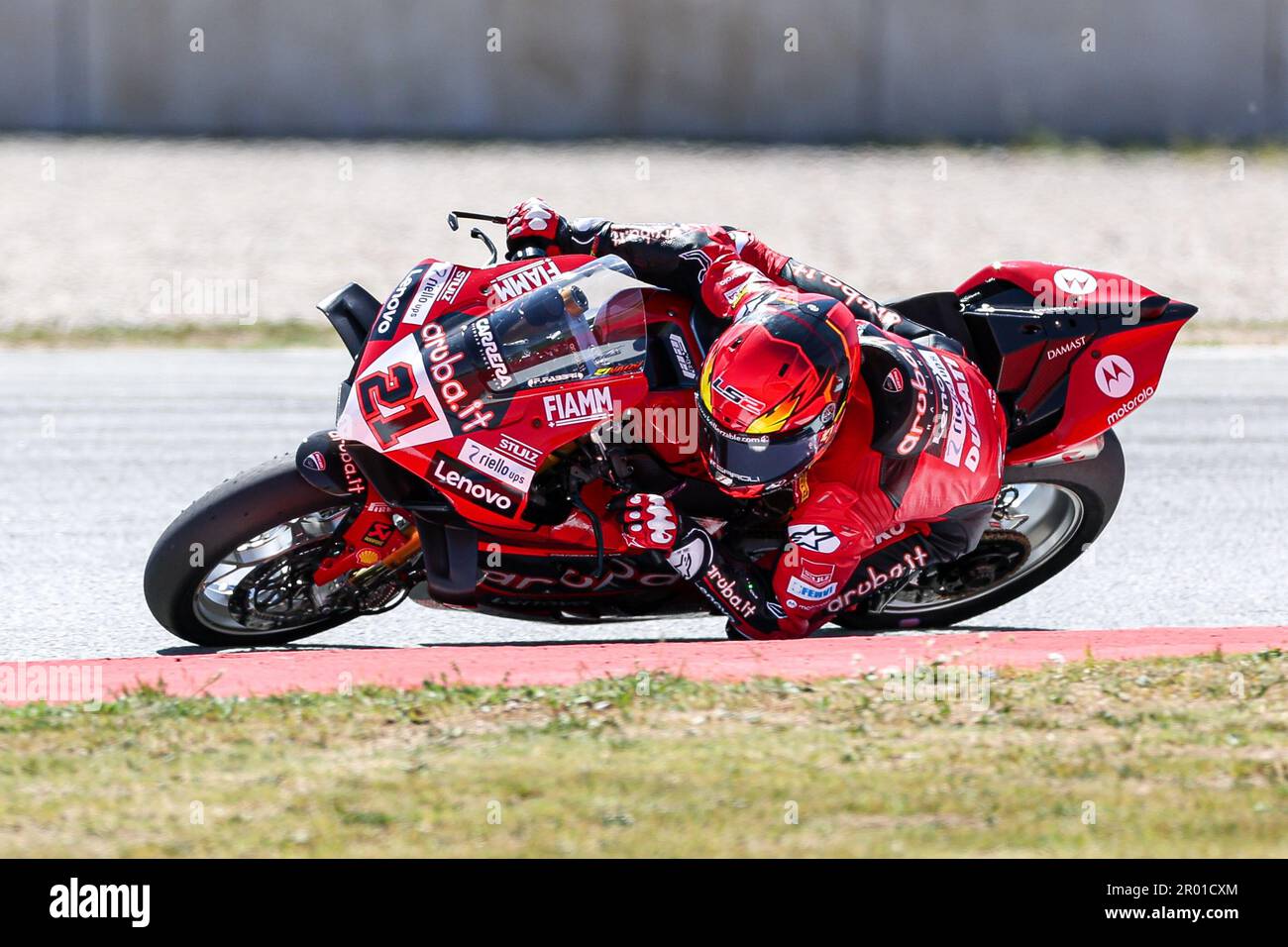 BARCELONA, SPAIN - MAY 05: Michael Ruben Rinaldi from Italy of Aruba.it ...