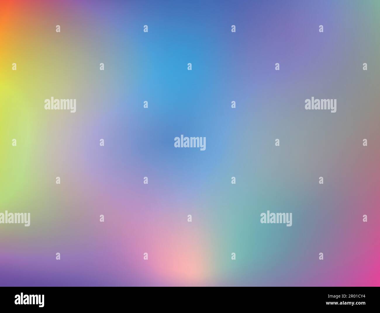 Abstract blurred gradient background in vibrant rainbow colors Stock ...