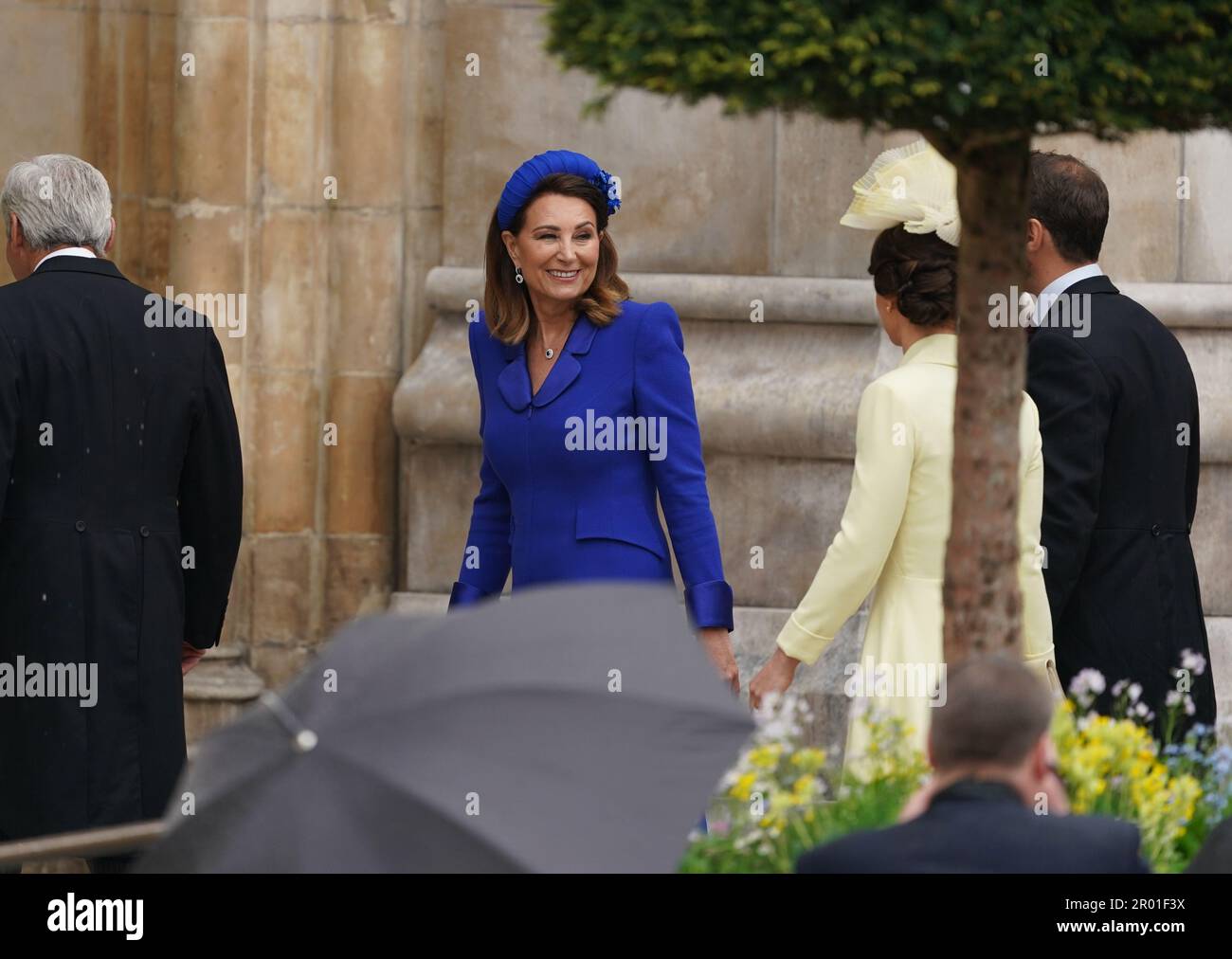 (left to right) Michael Middleton, Carole Middleton, Pippa Middleton ...