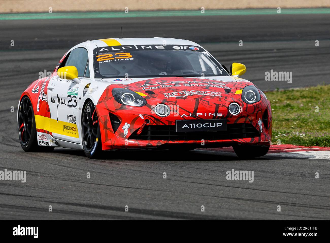 23 RICHARD Laurent, Herrero Racing, Alpine A110 Cup, Gentlemen, action during the 2nd round of ...
