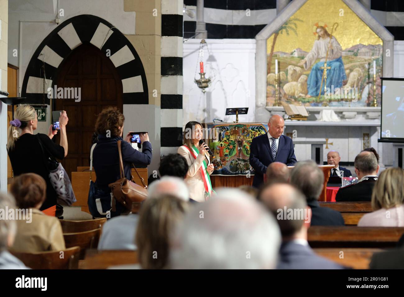 Genoa, Italy. 6th May, 2023. The Anglican English-speaking community in ...