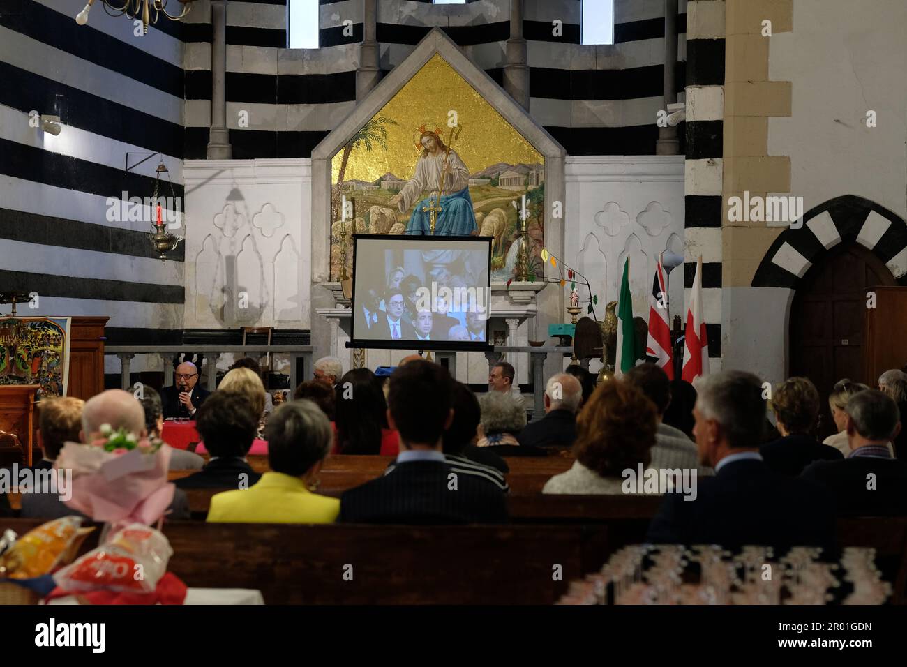 Genoa, Italy. 6th May, 2023. The Anglican English-speaking community in ...