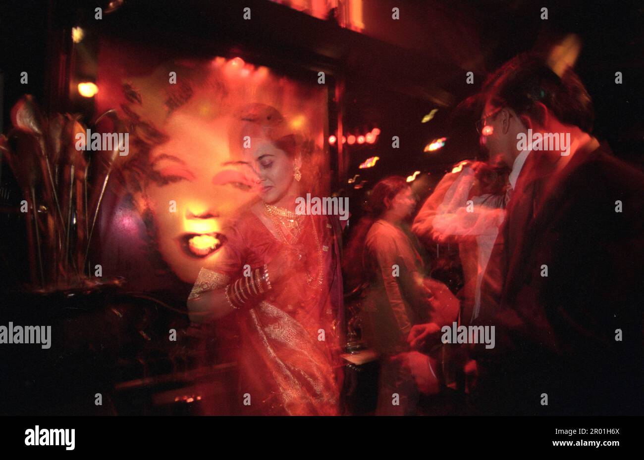 a Night club and Dancing Bar in the city centre of Mumbai in India ...