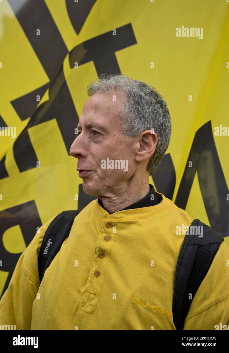 Republican activist Peter Thatchel with anti-monarchist protestors ...