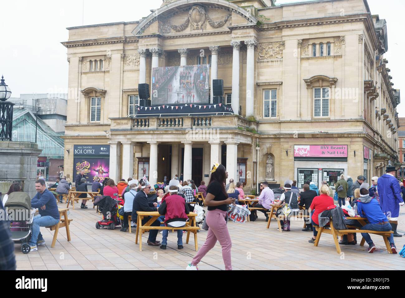 Hull, East Riding of Yorkshire. May 6th 2023. Hull City Centre ...