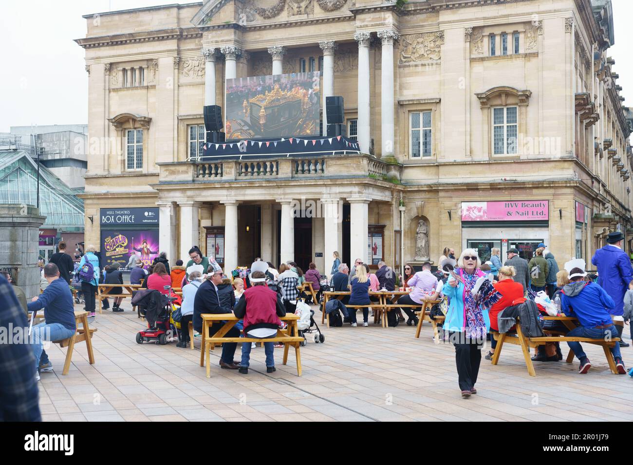 Hull, East Riding of Yorkshire. May 6th 2023. Hull City Centre ...