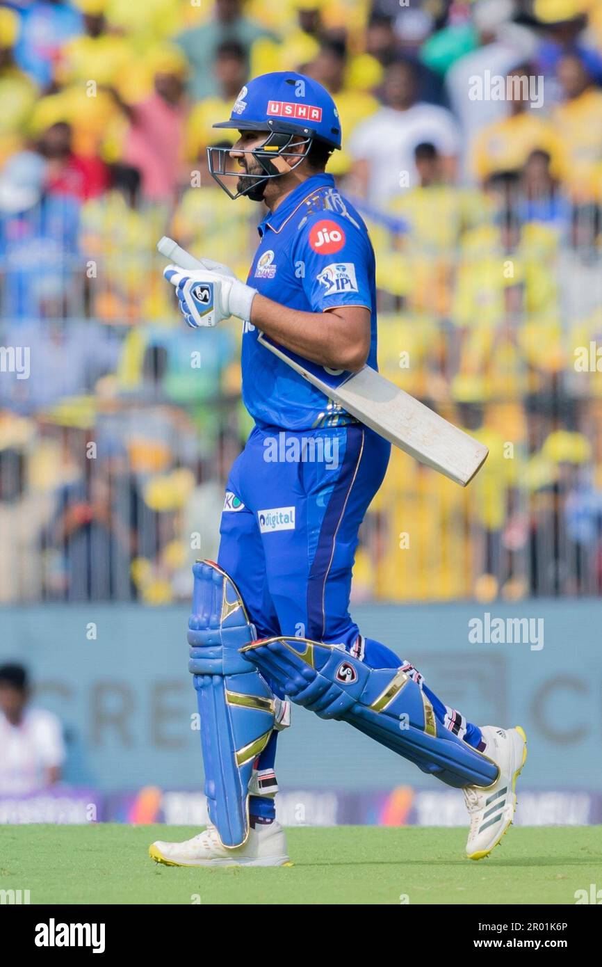 Mumbai Indians' captain Rohit Sharma during the Indian Premier League ...