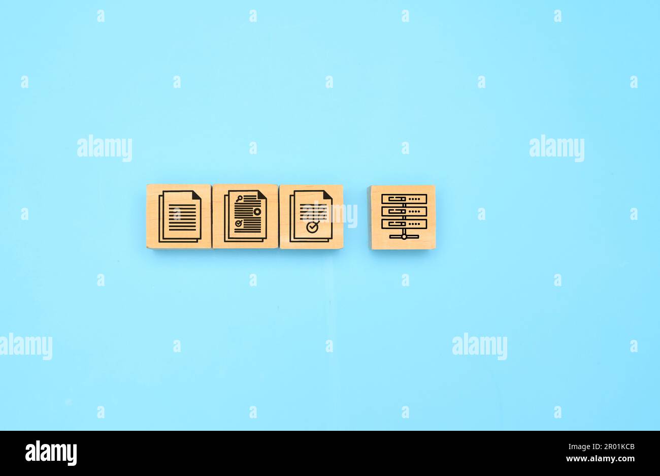 Business document paper icon, Document Management System, DMS Stock ...