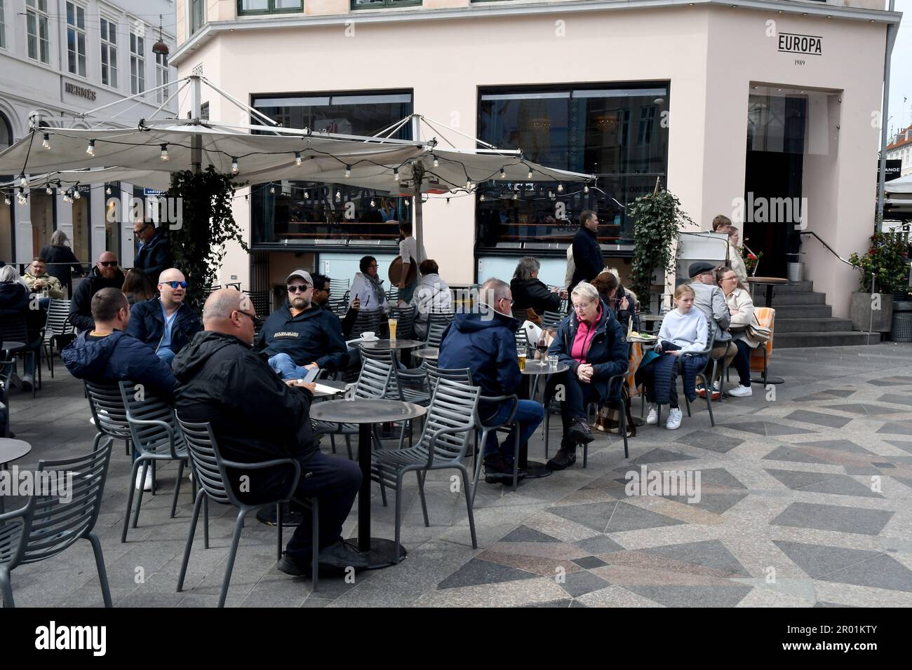 Copenhagen /Denmark/06 May 2023/Customers enjoy sun shine weather with ...
