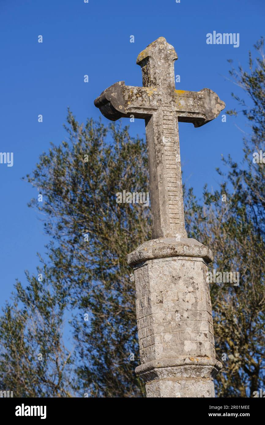creu de Son Setrí, 18th century, Llubi, Majorca, Balearic Islands ...
