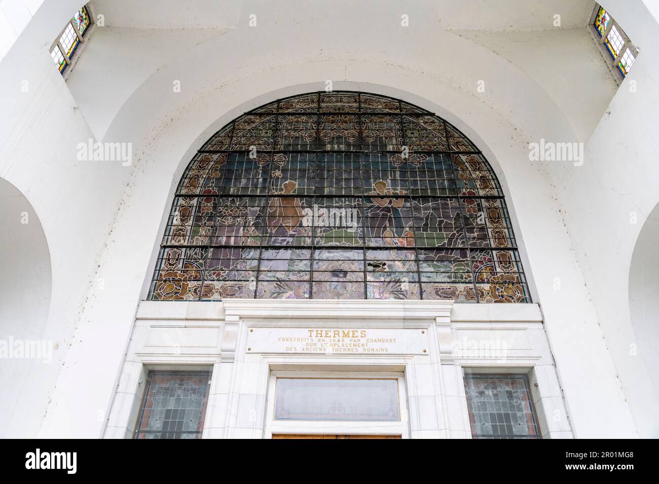 Chambert hot springs, Bagnères-de-Luchon, Pyrenean mountain range ...