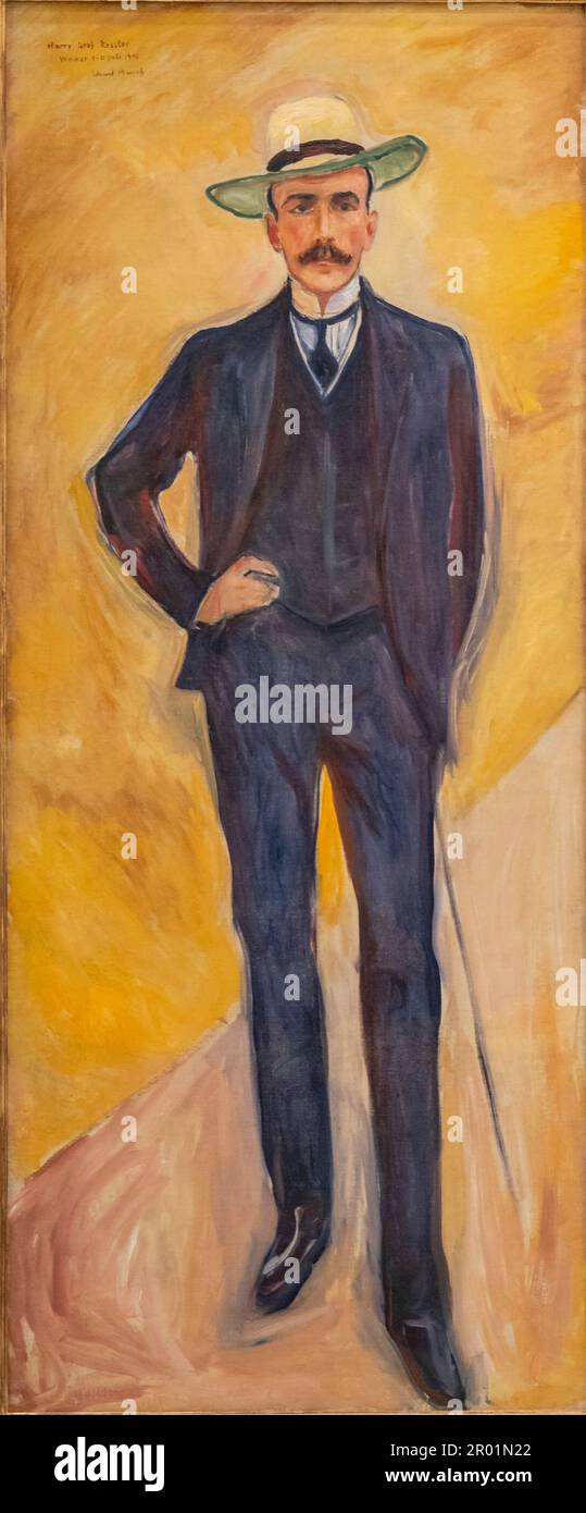 Edvard Munch, Harry Graf Kessler, 1906, Berlin, Federal Republic of ...