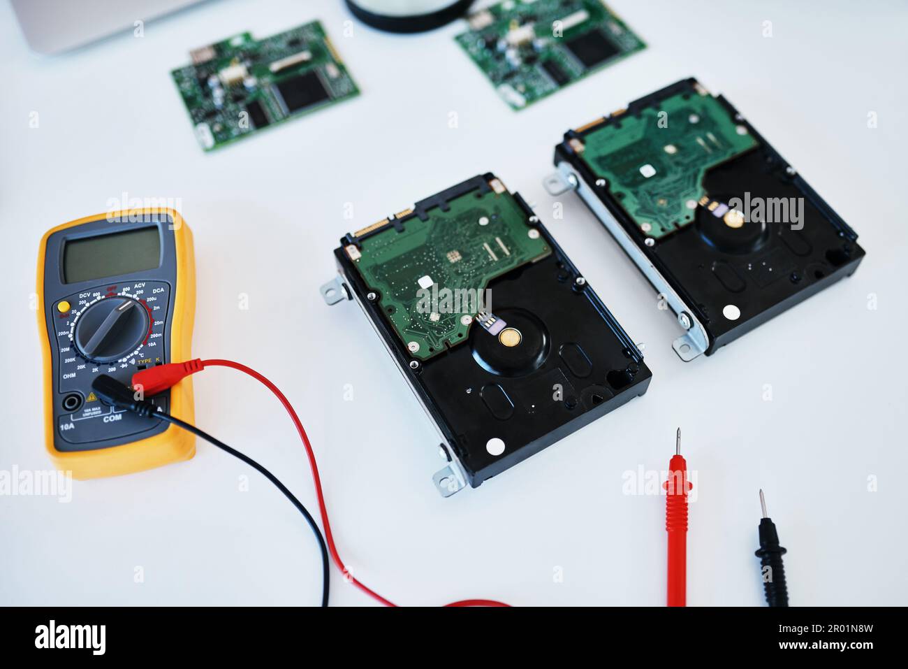 Is your companys tech as current as it should be. a multimeter testing ...