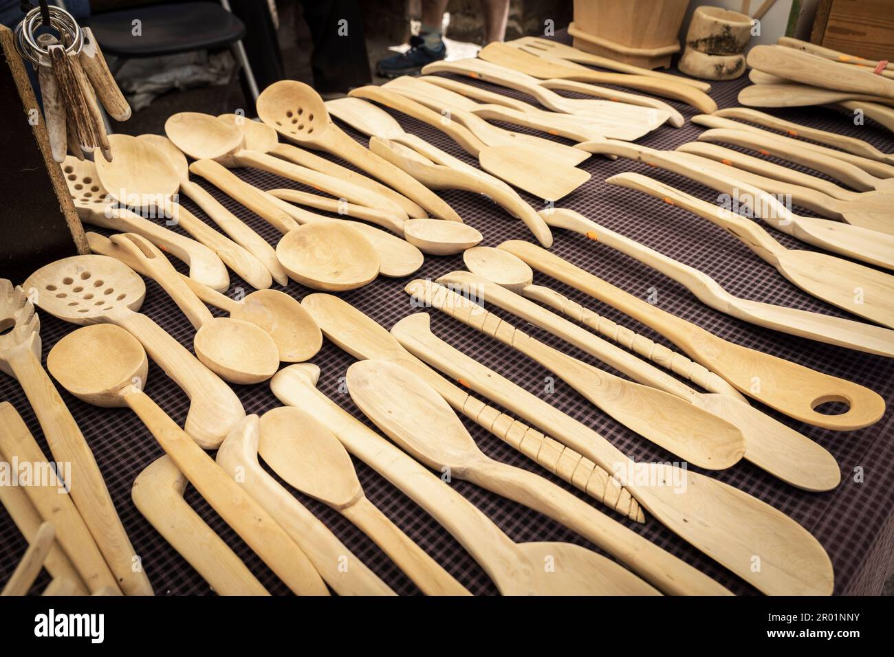 handmade wooden spoons and cutlery, Maçaners, Bergueda, Catalonia ...