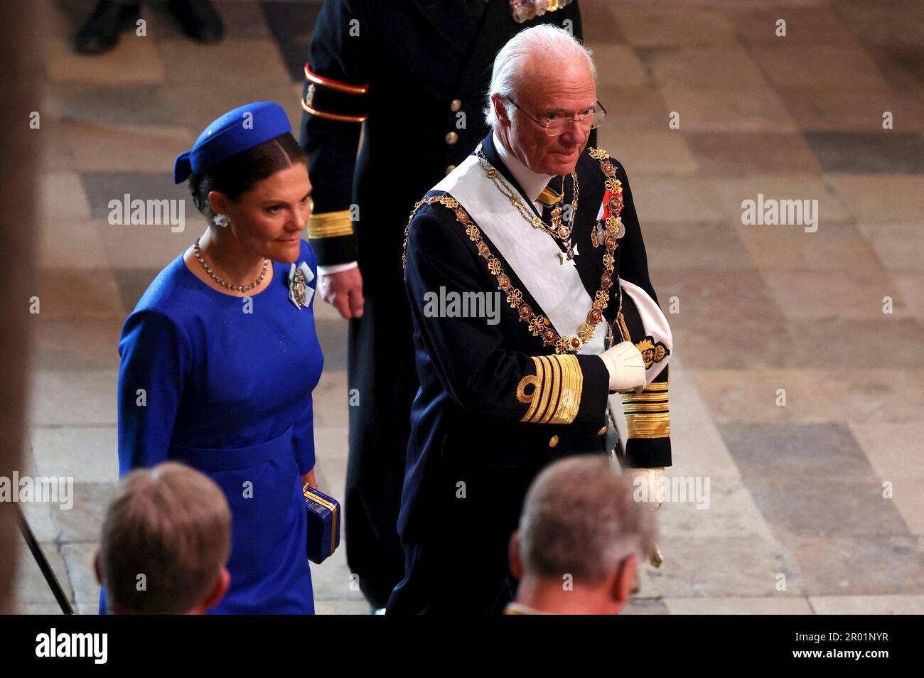 Sweden's King Carl XVI Gustaf and Crown Princess Victoria arrive for ...