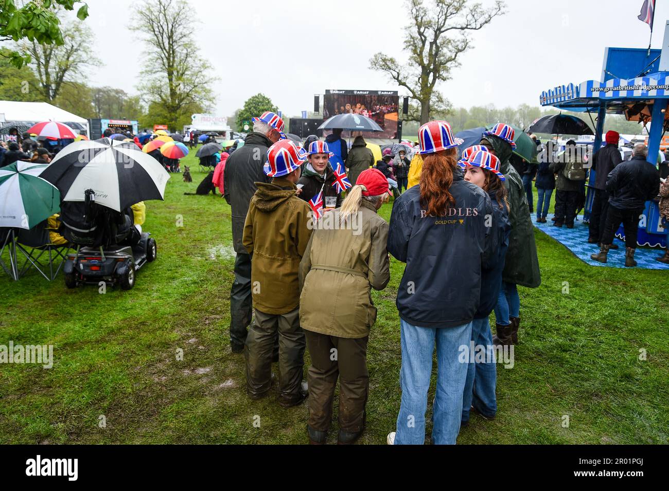 Badminton, UK. 6th May, 2023. The spectators at the Badminton Horse ...