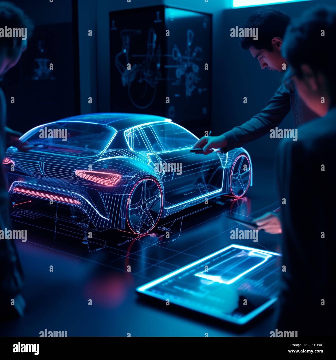 Digital car model hi-res stock photography and images - Alamy