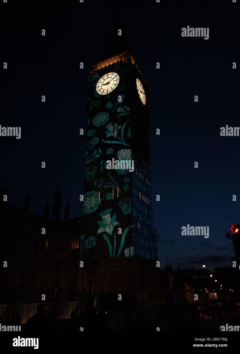Big Ben lit up ahead of King Charles coronation on Thursday and will ...
