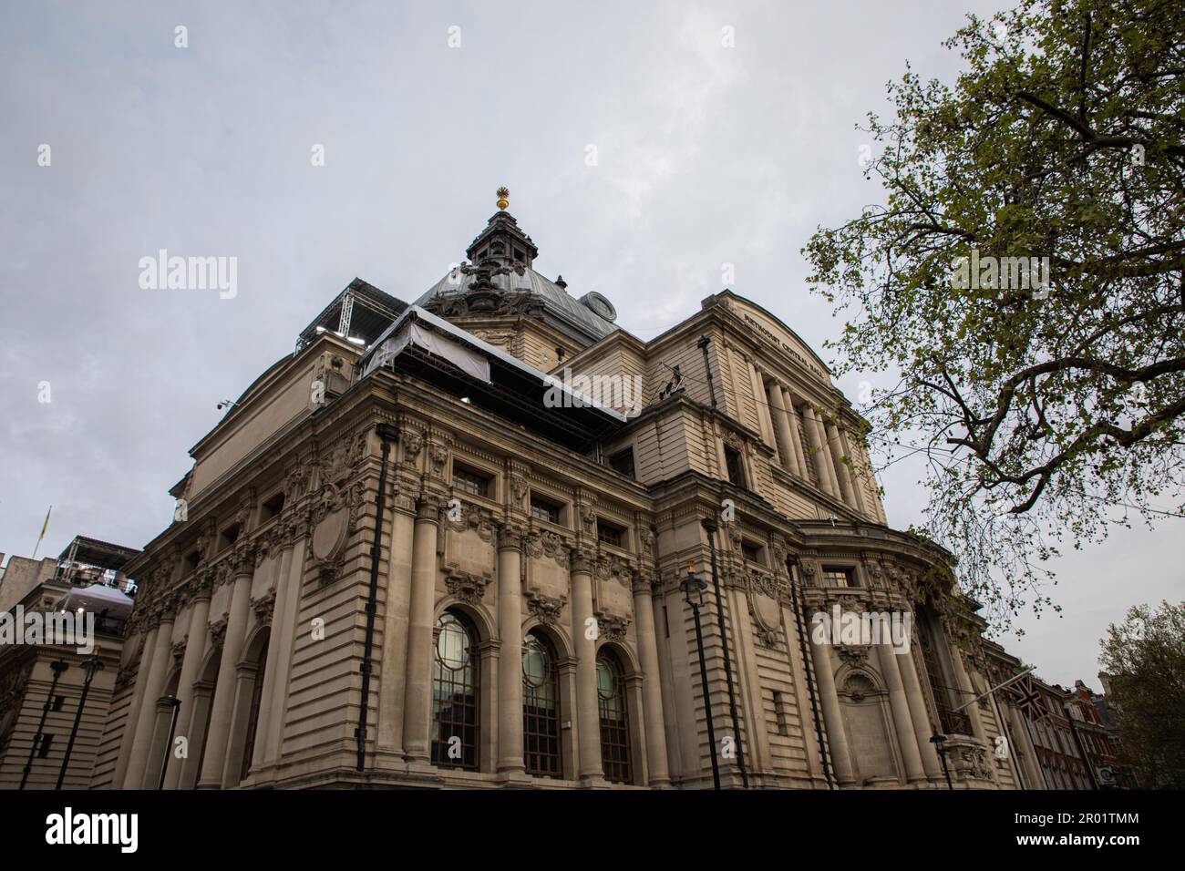 Methodist Central Hall Westminster on Coronation Day 2023 Stock Photo ...