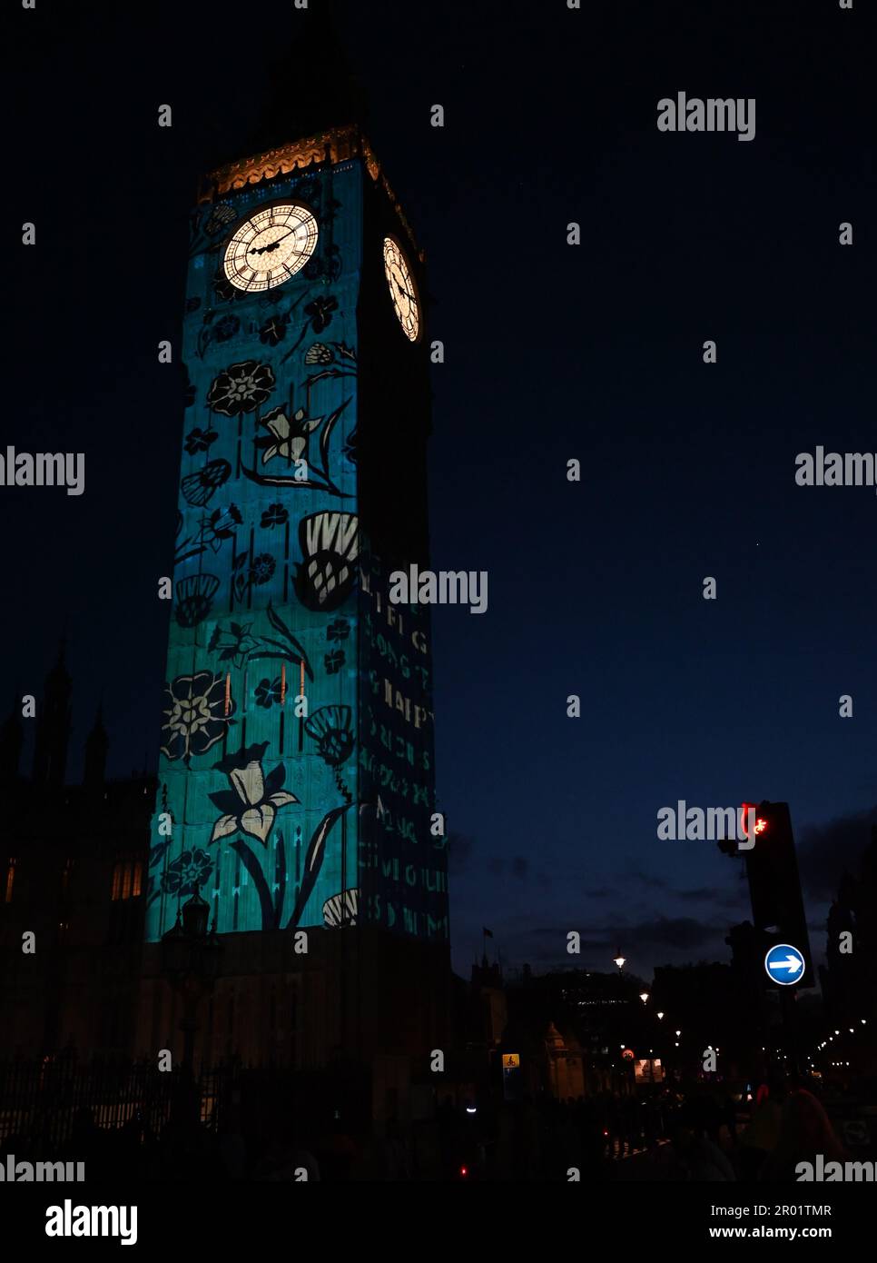 Big Ben lit up ahead of King Charles coronation on Thursday and will ...