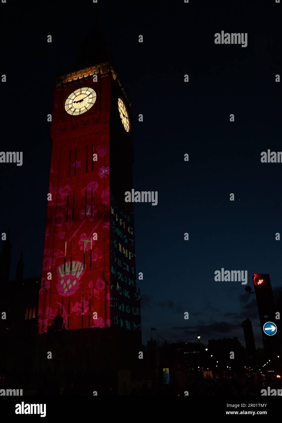 Big Ben lit up ahead of King Charles coronation on Thursday and will ...