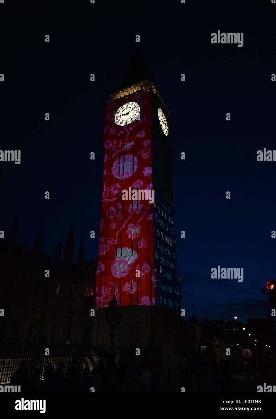 Big Ben lit up ahead of King Charles coronation on Thursday and will ...