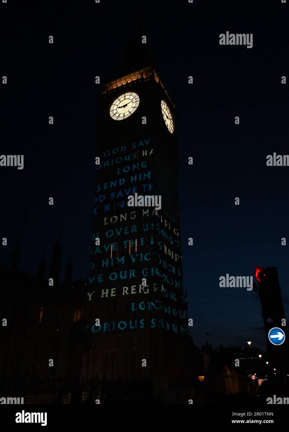 Big Ben lit up ahead of King Charles coronation on Thursday and will ...