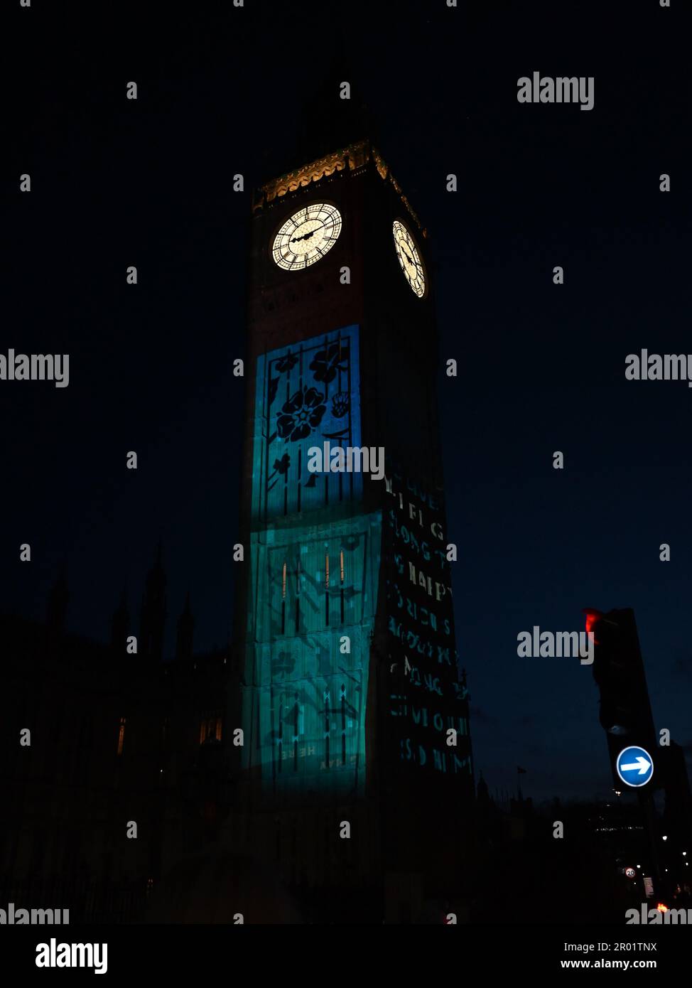 Big Ben lit up ahead of King Charles coronation on Thursday and will ...