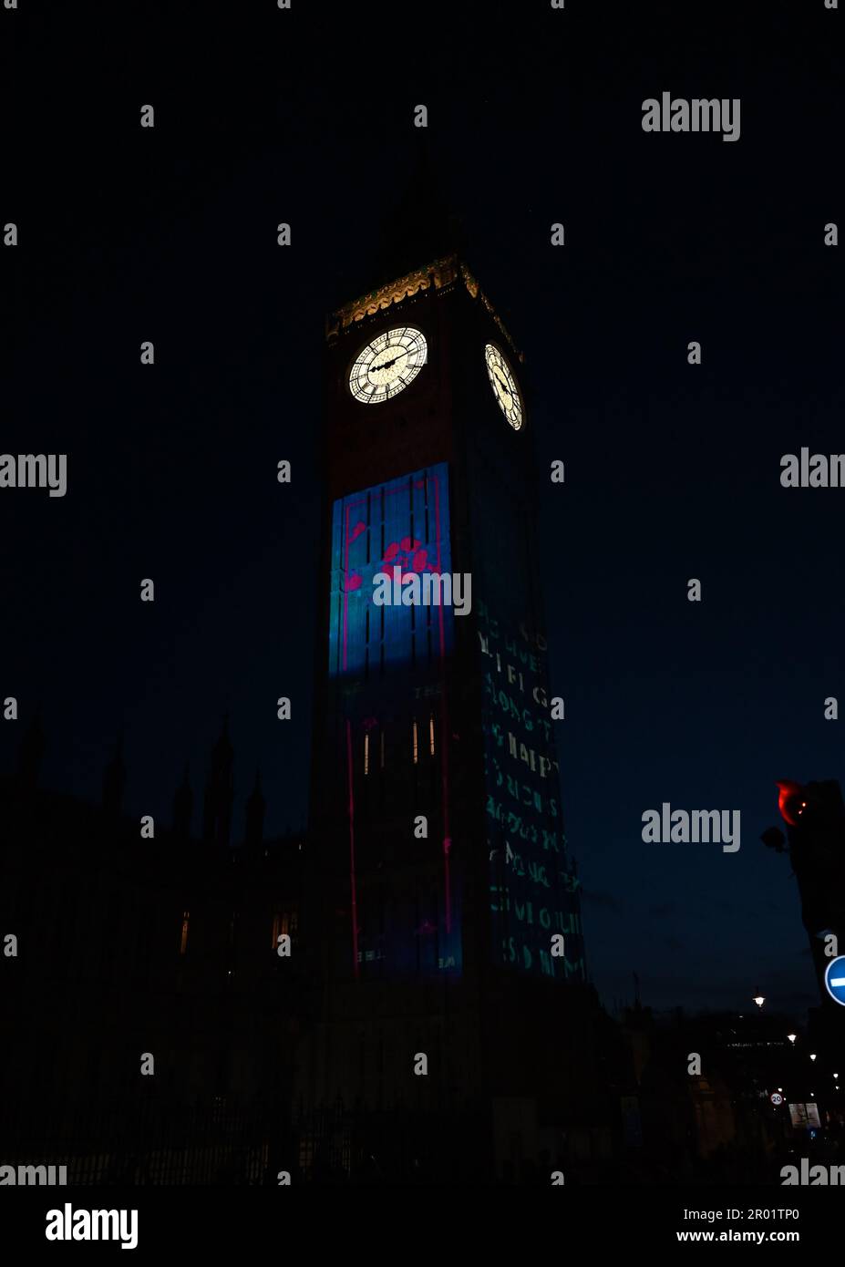 Big Ben lit up ahead of King Charles coronation on Thursday and will ...