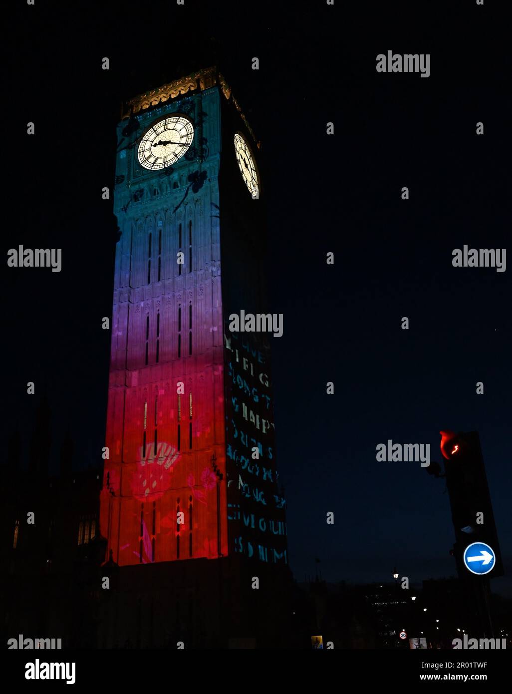 Big Ben lit up ahead of King Charles coronation on Thursday and will ...