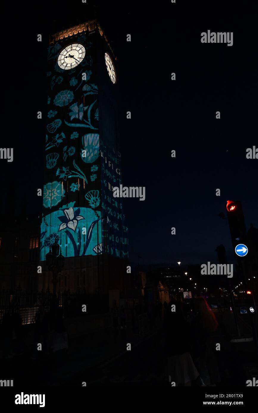 Big Ben lit up ahead of King Charles coronation on Thursday and will ...