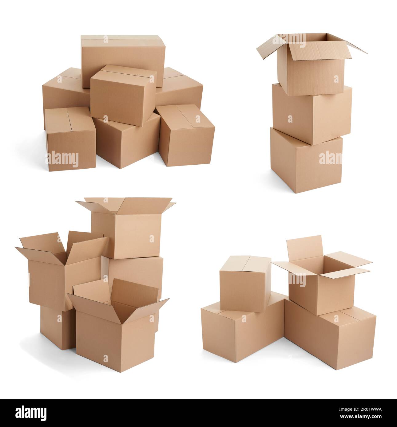 box package delivery cardboard carton Stock Photo - Alamy