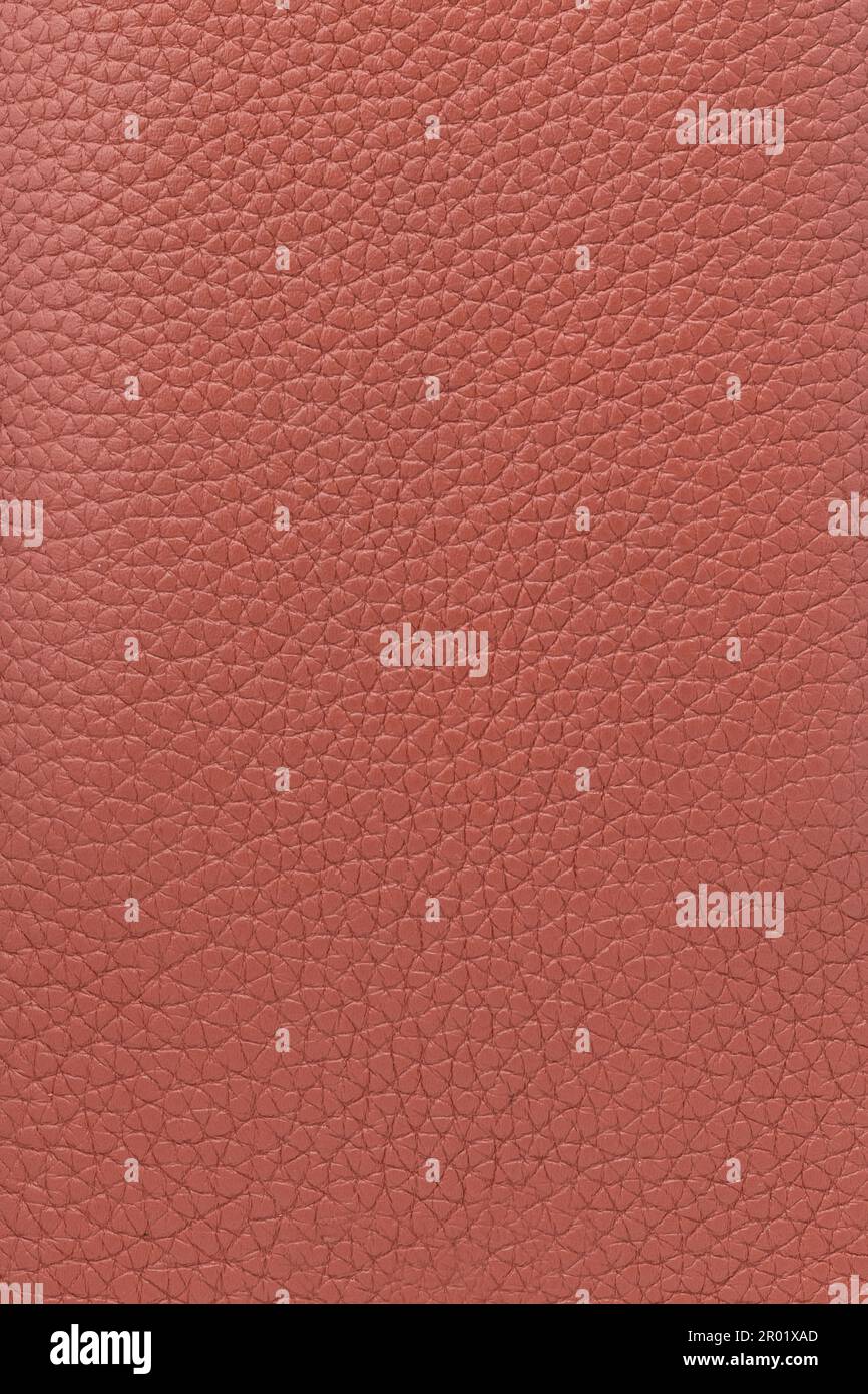 terracotta genuine calfskin. leather texture background Stock Photo - Alamy