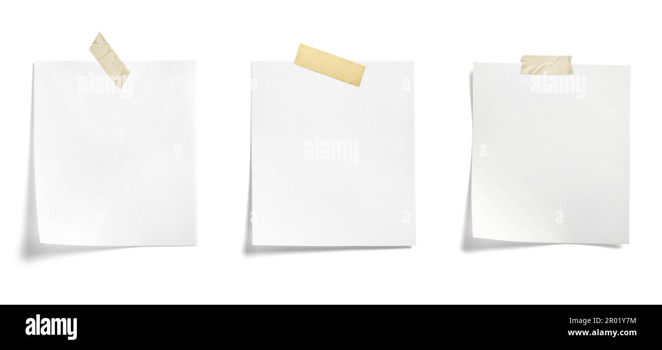 paper message note reminder blank background office business white ...