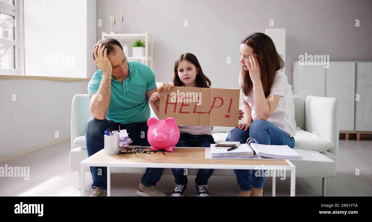 Children family debt hi-res stock photography and images - Alamy