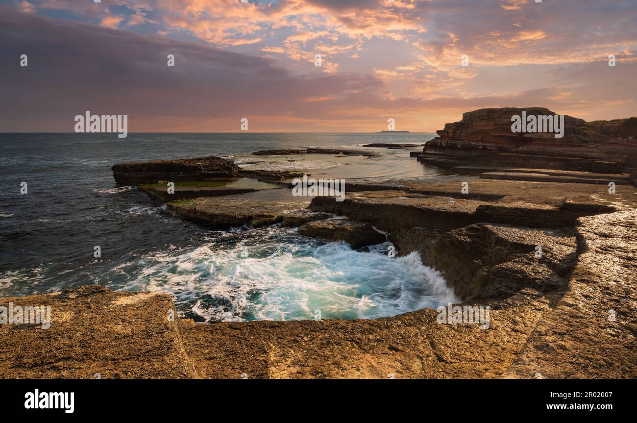 Famous touristic areas of Kocaeli. Sunrise on the Pink Rocks ( Turkish ...