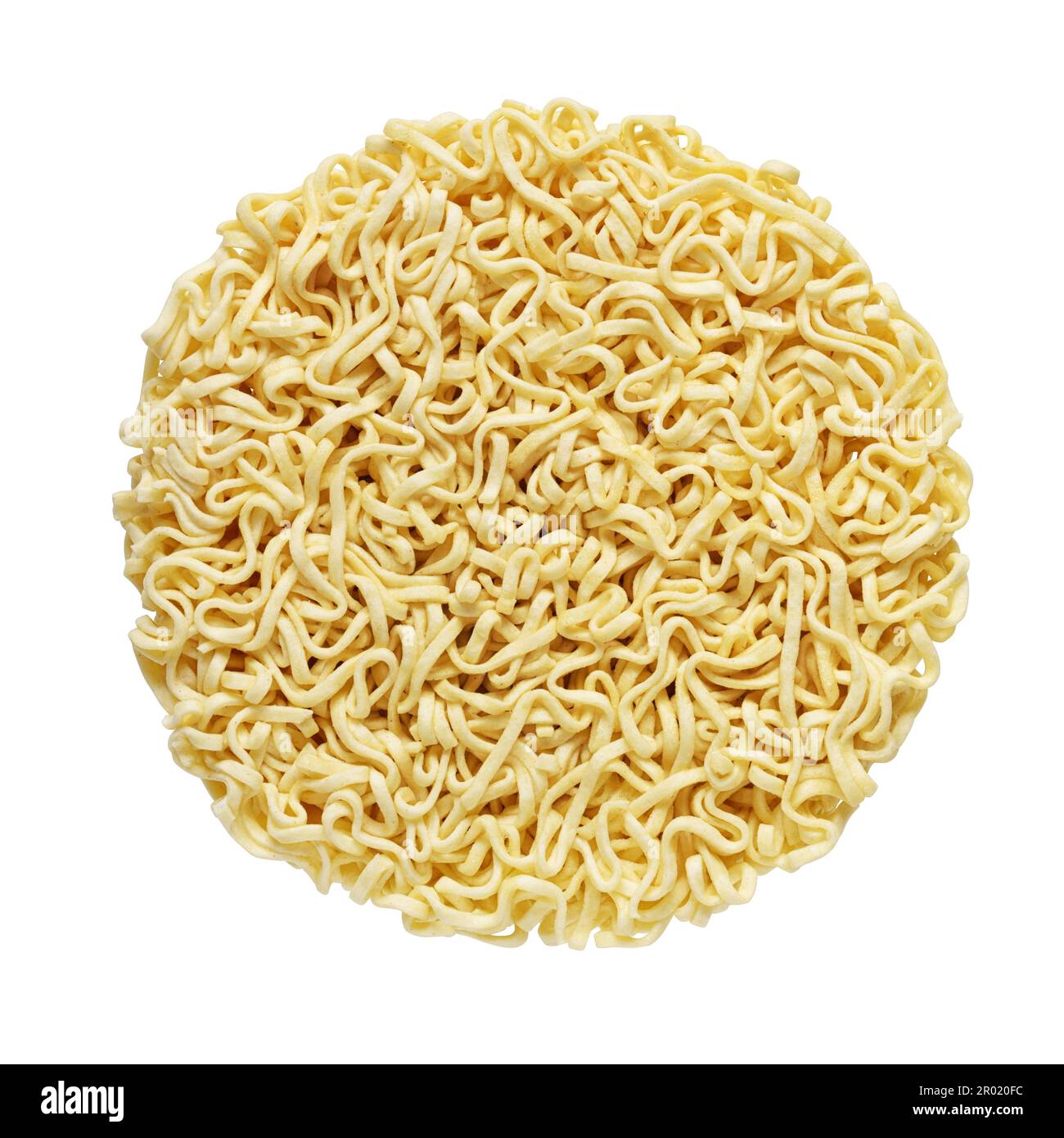 Dry uncooked instant noodles isolated on white background Stock Photo ...