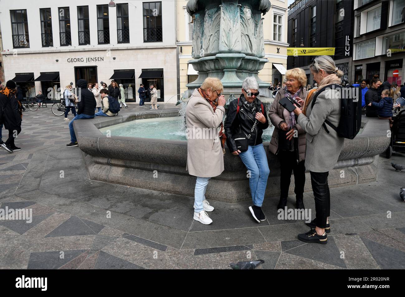 Copenhagen /Denmark/06 May 2023/ Senior citizen females with thier ...