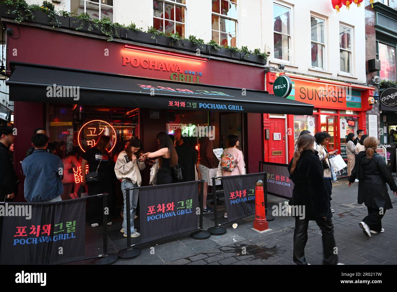 On the eve of the Kings coronation the West End was packed restaurants in Soho Chinatown full ...