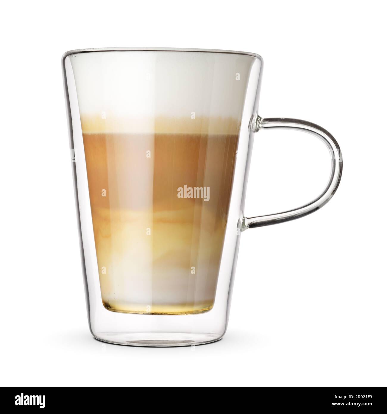 Double wall cup of Raf coffee mocha isolated on white background with ...