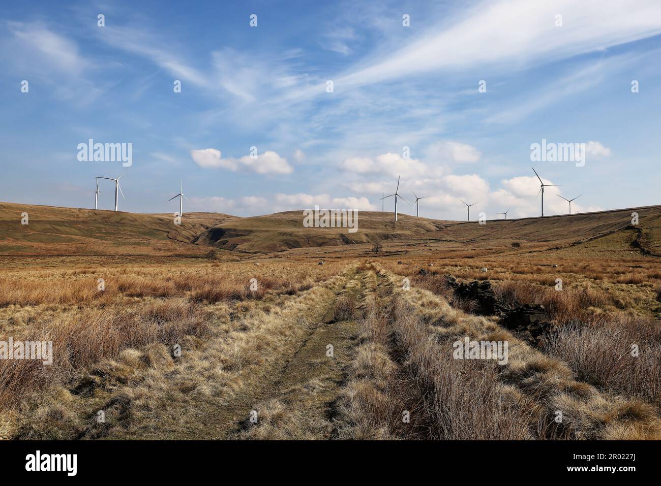 Scout moor windfarm hi-res stock photography and images - Alamy