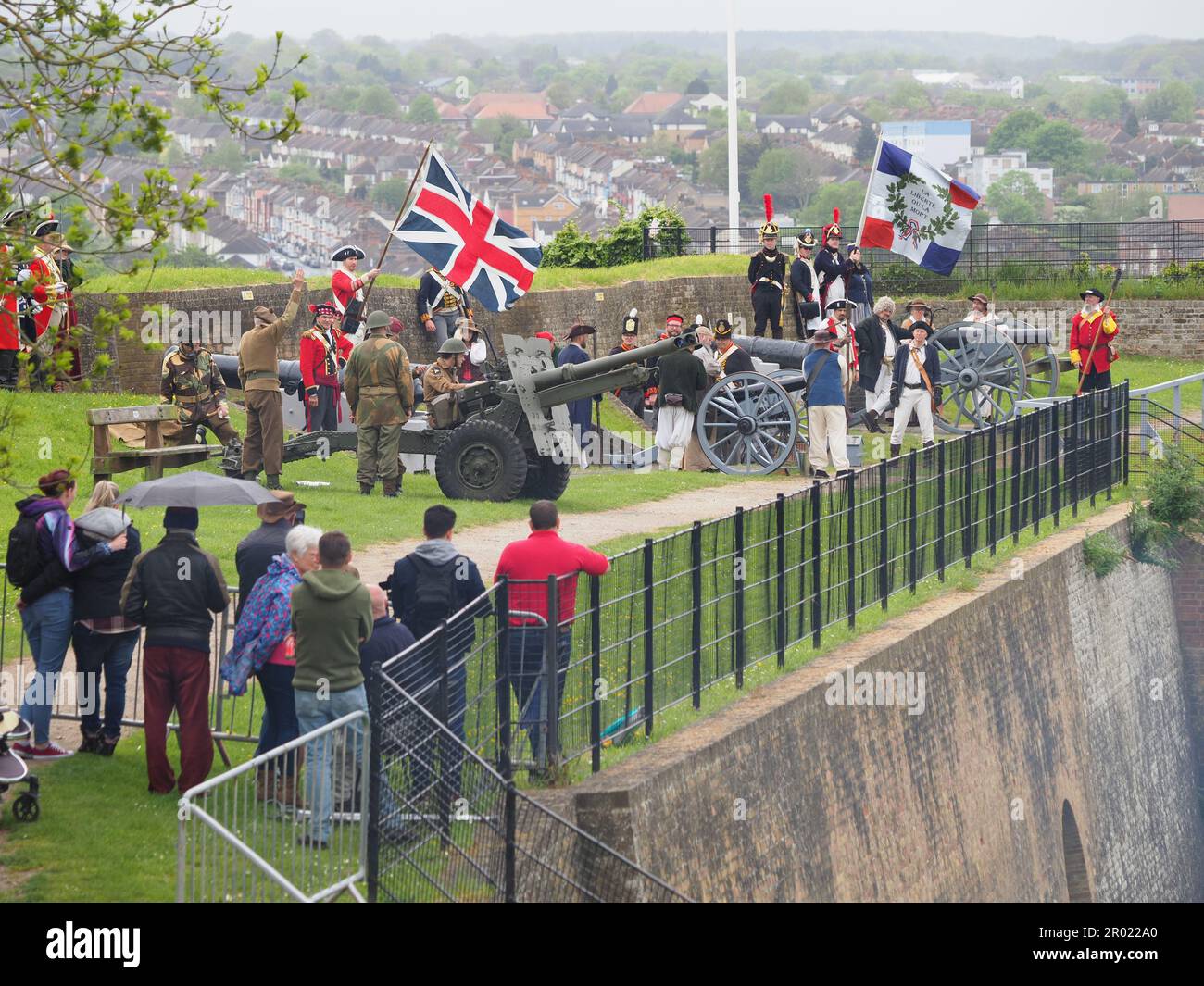 Chatham, Kent, UK. 6th May, 2023. Kings Coronation: Fort Amherst in ...